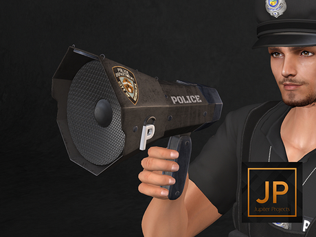 Second Life Marketplace - 10.[Since1975] Freeze! Police - Megaphone
